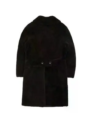 FORTELA Double-breasted Shearling Coat