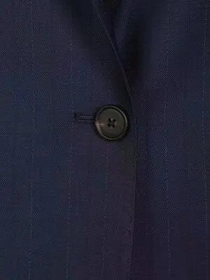 Tagliatore Pinstripe Tailored Jacket - Blue