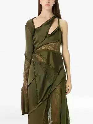 Blumarine Lace-trim Asymmetric Top