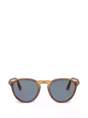 Persol Round Frame Sunglasses - Brown