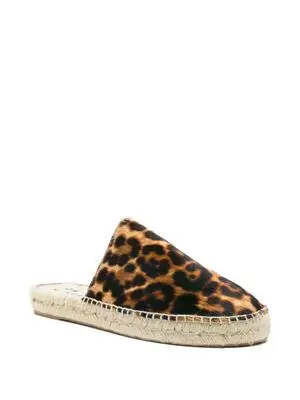 Manebí Leopard-print Mules - Brown