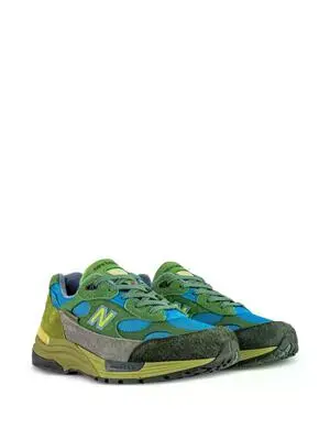 NEW BALANCE 992 Paneled Sneakers - Green