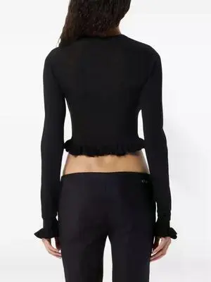 Blumarine Long-sleeve Cardigan - Black