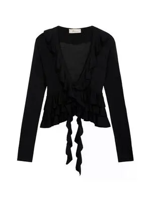 Blumarine Ruffled Cardigan