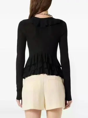 Blumarine Ruffled Cardigan