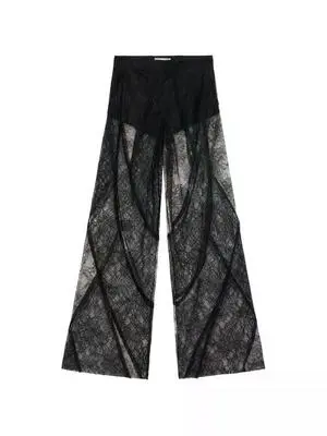 Blumarine Lace Trousers - Black
