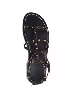 Cinq À Sept Ariella Flat Sandals - Black