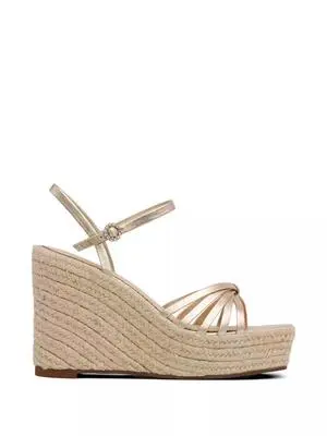 Cinq À Sept Helen Wedge-heeled Sandals - Gold