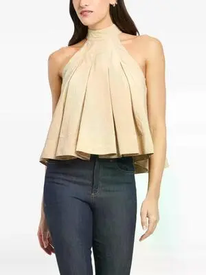 Cinq À Sept Jagger Halterneck Top - Neutrals