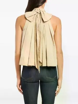 Cinq À Sept Jagger Halterneck Top - Neutrals