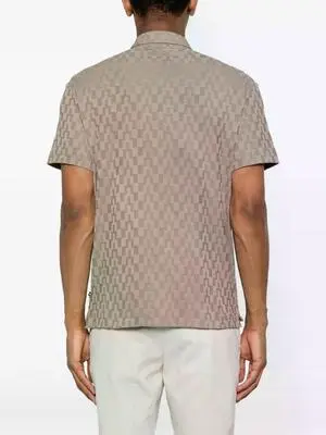 J. Lindeberg Kofe Checkered Short-sleeve Polo