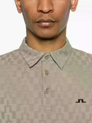 J. Lindeberg Kofe Checkered Short-sleeve Polo