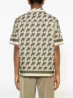 J. Lindeberg Border Print Resort Shirt