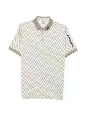 J. Lindeberg Tour Tech-print Polo - Neutrals