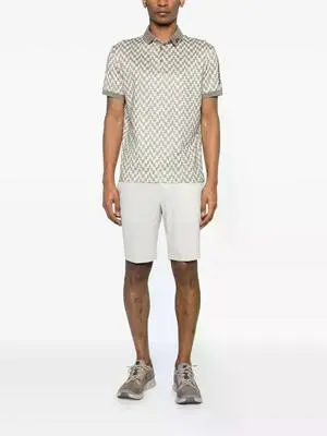 J. Lindeberg Tour Tech-print Polo - Neutrals