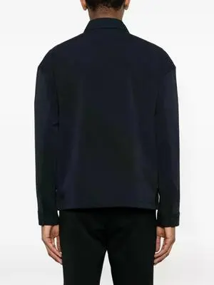 J. Lindeberg Logo Coach Overshirt - Blue