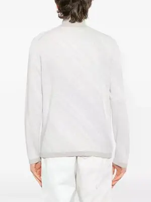 N.peal Salcombe Zipped Sweater - Grey