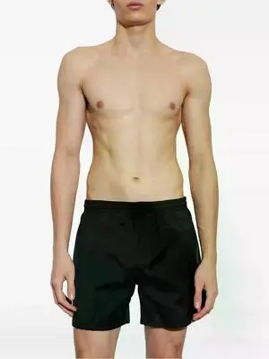 Balmain Logo Swim Shorts - Black