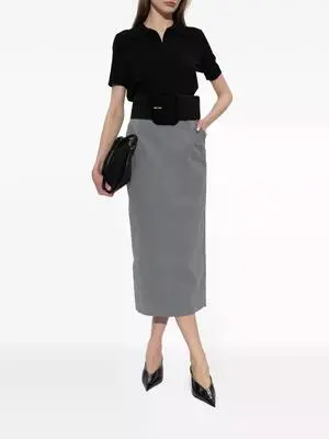 WILLY CHAVARRIA Pencil Skirt - Grey