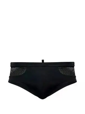 Dsquared2 Mesh Panel Swim Briefs - Black