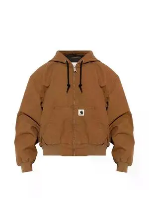 Carhartt Work In Progress Hooded Zip Jacket - Brown