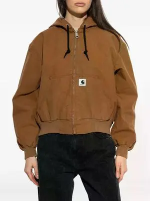 Carhartt Work In Progress Hooded Zip Jacket - Brown