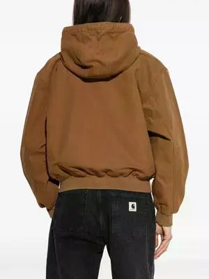 Carhartt Work In Progress Hooded Zip Jacket - Brown
