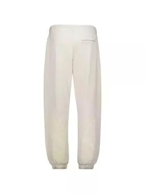 Off-White Double Arrow Cuffed Trousers - Neutrals