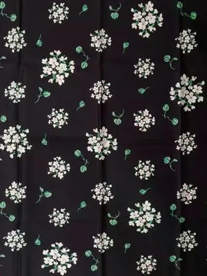 Dolce & Gabbana Floral-print Scarf - Black