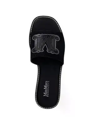 Max Mara Logo-appliqué Sandals