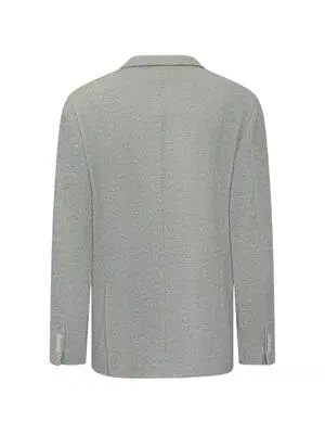 BOSS Hanry Single-breasted Blazer - Grey