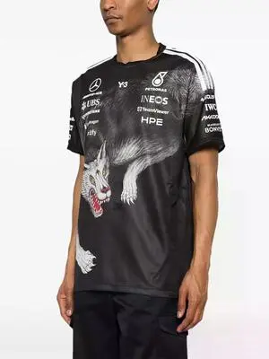 Y3 X Mercedes-amg Petronas F1 Graphic Print T-shirt