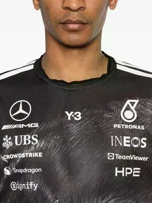 Y3 X Mercedes-amg Petronas F1 Graphic Print T-shirt