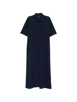 Seventy Buttoned Maxi Shirt Dress
