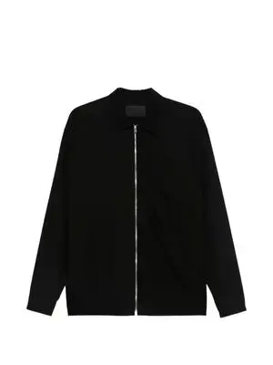Prada Zip Cotton Overshirt - Black