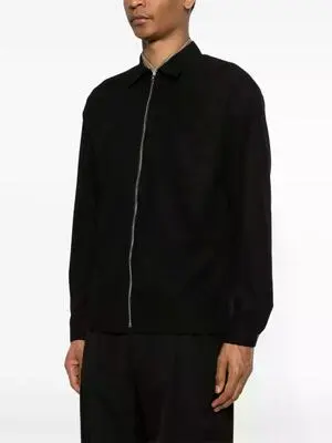 Prada Zip Cotton Overshirt - Black