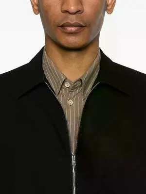 Prada Zip Cotton Overshirt - Black