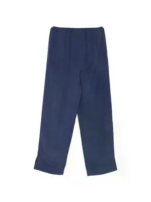 Emporio Armani Elasticated-waistband Trousers - Blue