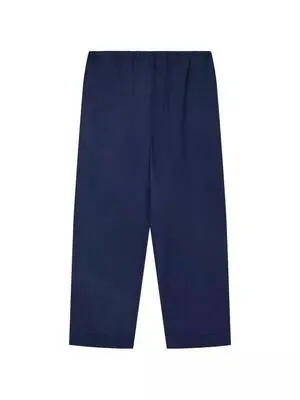 Emporio Armani Elasticated-waistband Trousers - Blue