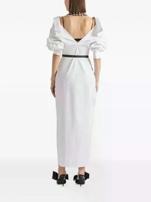 Givenchy Draped Poplin Dress