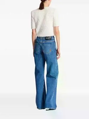 Balmain Short-sleeve Cardigan - Neutrals