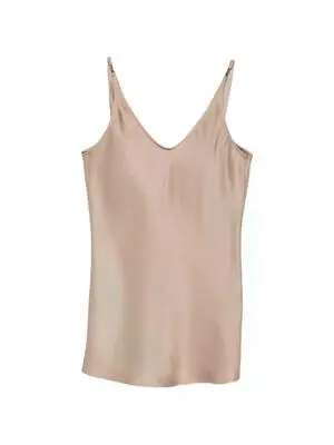 Brunello Cucinelli Spaghetti-straps Tank Top - Neutrals