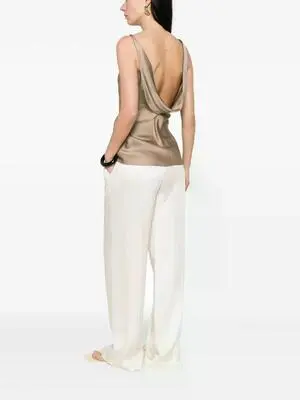 Brunello Cucinelli Spaghetti-straps Tank Top - Neutrals