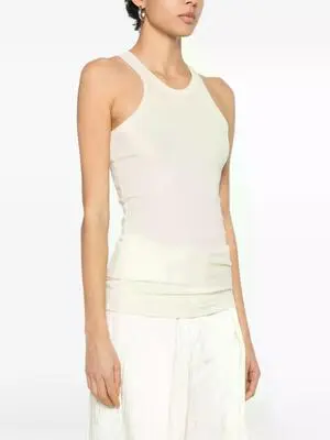 Sportmax Ribbed Tank Top - Yellow