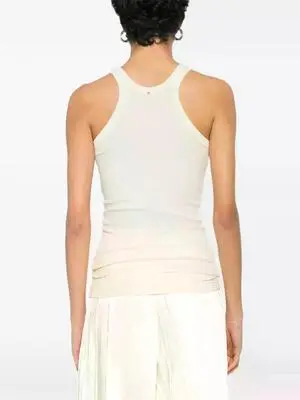 Sportmax Ribbed Tank Top - Yellow