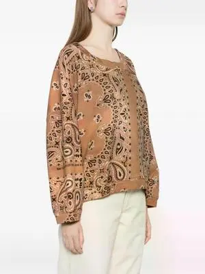 DON'T @ ME Paisley-print Sweatshirt