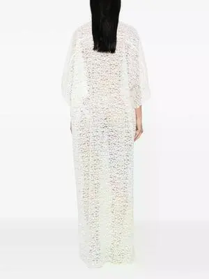 Ermanno Scervino Lace V-neck Dress - White