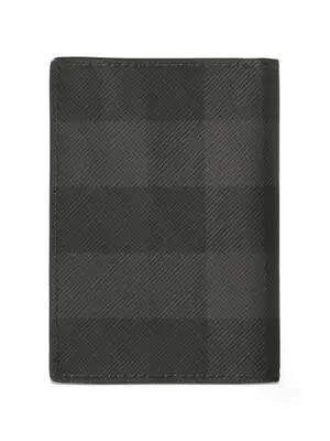 Burberry Check Folding Card Case