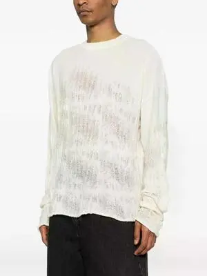 Isabel Benenato Crew Neck Sweater