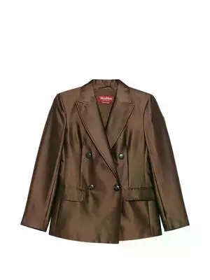 Max Mara Double-breasted Blazer - Brown